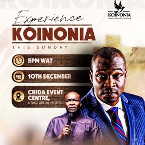 Koinonia Global Radio | THE KOINONIA EXPERIENCE WITH APOSTLE JOSHUA SELMAN